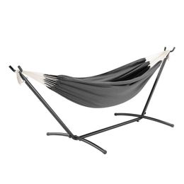 Juskys H&auml;ngematte, Grau, Textil, 109x101x279 cm, Gartenm&ouml;bel, H&auml;ngematten