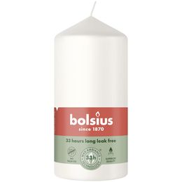 bolsius Stumpenkerze 'Essential' wei&szlig; duftneutral &Oslash; 5,8 x 12 cm