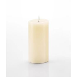 Schlaraffenland LED-Kerze 'Novita' creme &Oslash; 10 x 20 cm
