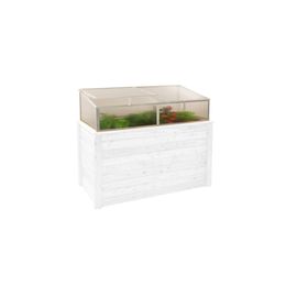 WESTMANN Fr&uuml;hbeetaufsatz f&uuml;r Hochbeet 'Genus 170' silber 165 x 85 x 41 cm