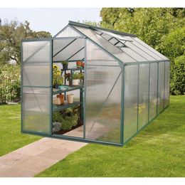 Vitavia Gew&auml;chshaus 'Triton 6200' 190 x 315 cm mit 4 mm Hohlkammerplatten smaragdfarben