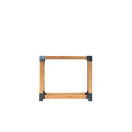 WESTMANN Kaminholzregal 'Michel L' naturfarben 138 x 120 x 40 cm