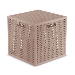 curver Aufbewahrungsbox 'Kaya' altrosa 28 &times; 28 &times; 28 cm