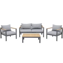 Gartenm&ouml;belset 'Jule' f&uuml;r 4 Personen Aluminium