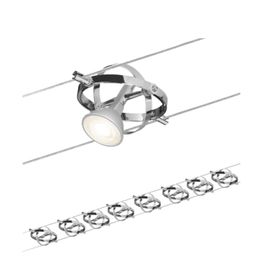 Paulmann Seilsystem 'Cardan Basisset' chromfarben 5 m 8 x 10 W GU5,3
