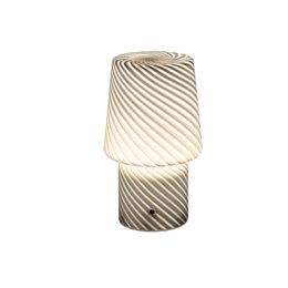 toom Akku-LED-Tischleuchte 'Luca' rosa mit USB-Ladekabel &Oslash; 12,6 x 21,5 cm