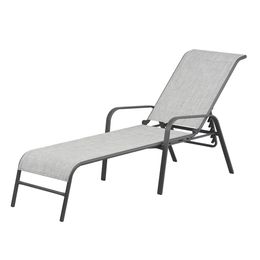 toom Sonnenliege 'Laura' grau 171 x 61,5 x 94,5 cm
