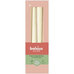 bolsius Tafelkerze 'Essential' perlbeige duftneutral &Oslash; 82 x 25,1 cm