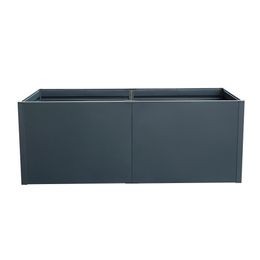 Hochbeet 'Twin-Wall' anthrazit 200 x 76 x 100 cm