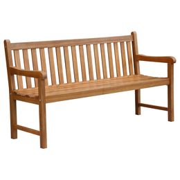 Gartenbank 'Tina' 3-Sitzer Akazienholz 160 x 66 x 91 cm