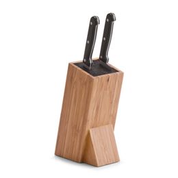 zeller Messerblock naturfarben 15,5 x 25,5 x 10,5 cm