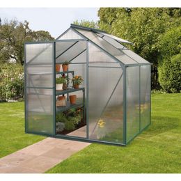 Vitavia Gew&auml;chshaus 'Triton 2500' 190 x 129 cm mit 6 mm Hohlkammerplatten smaragdfarben