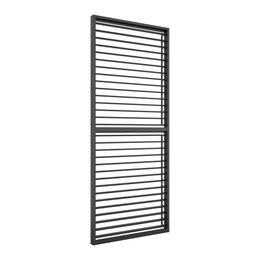 XIMAX Lamellenwand dunkelgrau 90 x 217,5 cm