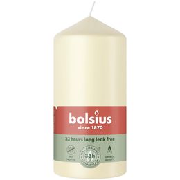 bolsius Stumpenkerze 'Essential' perlbeige duftneutral &Oslash; 5,8 x 12 cm