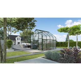 Vitavia Gew&auml;chshaus 'Diana 6700' 254 x 254 cm mit 4 mm Hohlkammerplatten smaragdfarben