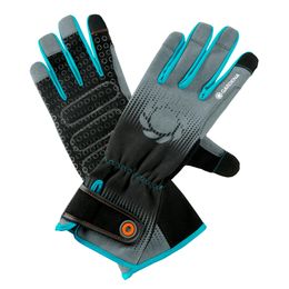 Gardena Rosenhandschuhe, Gr&ouml;&szlig;e 9/L, grau/schwarz