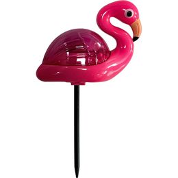 toom Solar Dekolicht 'Flamingo' pink/rosa 17,7 cm