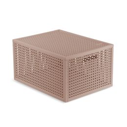 curver Aufbewahrungsbox 'Kaya' altrosa 37,6 &times; 30 &times; 20,7 cm