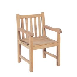 Garden Pleasure Gartensessel 'Solo' Teakholz braun 60 x 92 x 64 cm