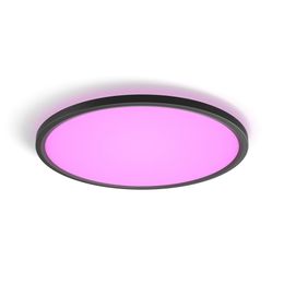 Philips Panelleuchte 'Hue Tento' schwarz &Oslash; 42,1 x 3,07 cm