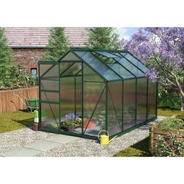 Vitavia Gew&auml;chshaus 'Calypso 5800' 195 x 306 cm mit 4 mm Hohlkammerplatten smaragdfarben