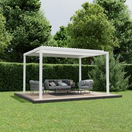 XIMAX Pergola 'Shade' wei&szlig; elektrisch 395,8 x 230 x 290 cm