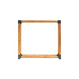 WESTMANN Kaminholzregal 'Michel XXL' naturfarben 198 x 180 x 40 cm