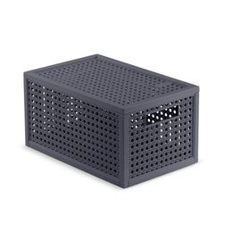 curver Aufbewahrungsbox 'Kaya' anthrazit 18,8 x 30 x 15,4 cm