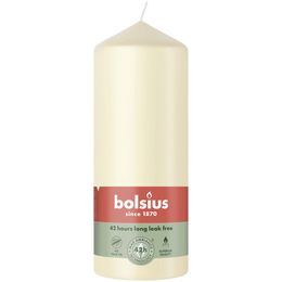 bolsius Stumpenkerze 'Essential' perlbeige duftneutral &Oslash; 5,8 x 15 cm