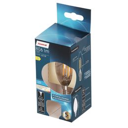 toom LED-Leuchtmittel Kerze klar E14 5,9 W 806 lm warmwei&szlig;