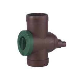 ARVES Regensammler 'Inox' braun f&uuml;r Fallrohre &Oslash; 68-100 mm