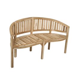 Garden Pleasure Gartenbank 'Ambon' 3-Sitzer Teakholz braun 54 x 87 x 150 cm