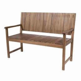 Gartenbank 'Falun' 2-Sitzer Akazienholz braun 121,5 x 90 x 59 cm