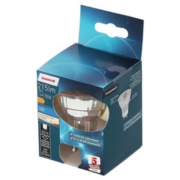 toom LED-Leuchtmittel Reflektor klar GU10 2,2 W 215 lm warmwei&szlig;