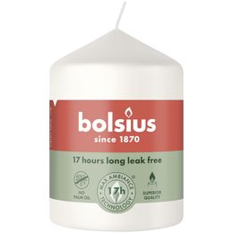 bolsius Stumpenkerze 'Essential' wei&szlig; duftneutral &Oslash; 5,8 x 8 cm