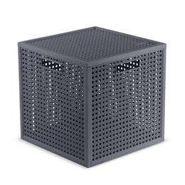 curver Aufbewahrungsbox 'Kaya' anthrazit 28 &times; 28 &times; 28 cm