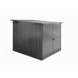 Fahrradgarage anthrazit 163 x 204 x 163 cm