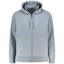 Herren Gro&szlig;e Gr&ouml;&szlig;en | BOSS Sweatjacke mit Elasthan Farbe dunkelgrau Gr&ouml;&szlig;e: 6XL