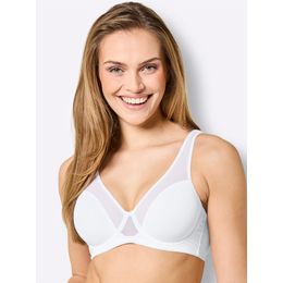 w&auml;schepur W&Auml;SCHEPUR Damen Minimizer-BH, Gr. 100, wei&szlig;, 84% Polyamid, 16% Elasthan, BHs