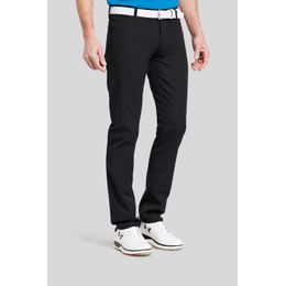 MEYER Herren Chinos "Carnoustie 1-8060"schwarz, Gr. 42, unifarben, 67% Polyamid, 27% Baumwolle, 6% Elasthan, Hosen, aus der Golf Serie, mit