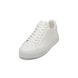 Marc O'Polo MARC O'POLO Herren Sneaker "aus edlem Rindnappaleder", Gr. 41wei&szlig;, Obermaterial: 100% Leder, unifarben, Schuhe