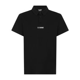 Plein Sport Pique Polo T-Shirt Scratch