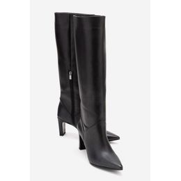 Merla Leder Blockabsatz Stiefel (Damen)