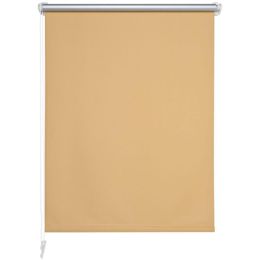 Liedeco Seitenzugrollo verdunkelnd energiesparend ohne Bohren rot Polyester 150cm, 45cm