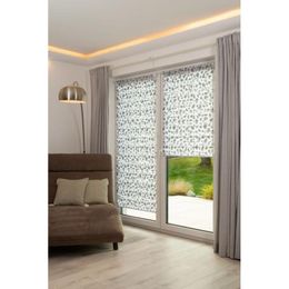 K-home Doppelrollo &raquo;Delphi&laquo; Lichtschutz ohne Bohren im Fixma&szlig; grau Polyester 150cm, 35cm