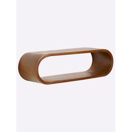 HEINE HOME Wandregal, Braun, Gr. H/B/T ca. 20/69/20 cm, Regale, Material: Pappel