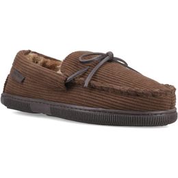 Hush Puppies Ace Cord Polyester Herren BROWN Hausschuhe