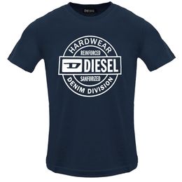 Diesel - T-shirt &bdquo;total Eclipse" Mit Kreisf&ouml;rmigem Logo