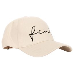 French Connection - "FCUK" Baseball-M&uuml;tze (Steinfarben)