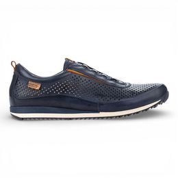 Pikolinos Herren-Sneaker aus blauem Leder mit elastischem Schaft zum Hineinschl&uuml;pfen - Liverpool